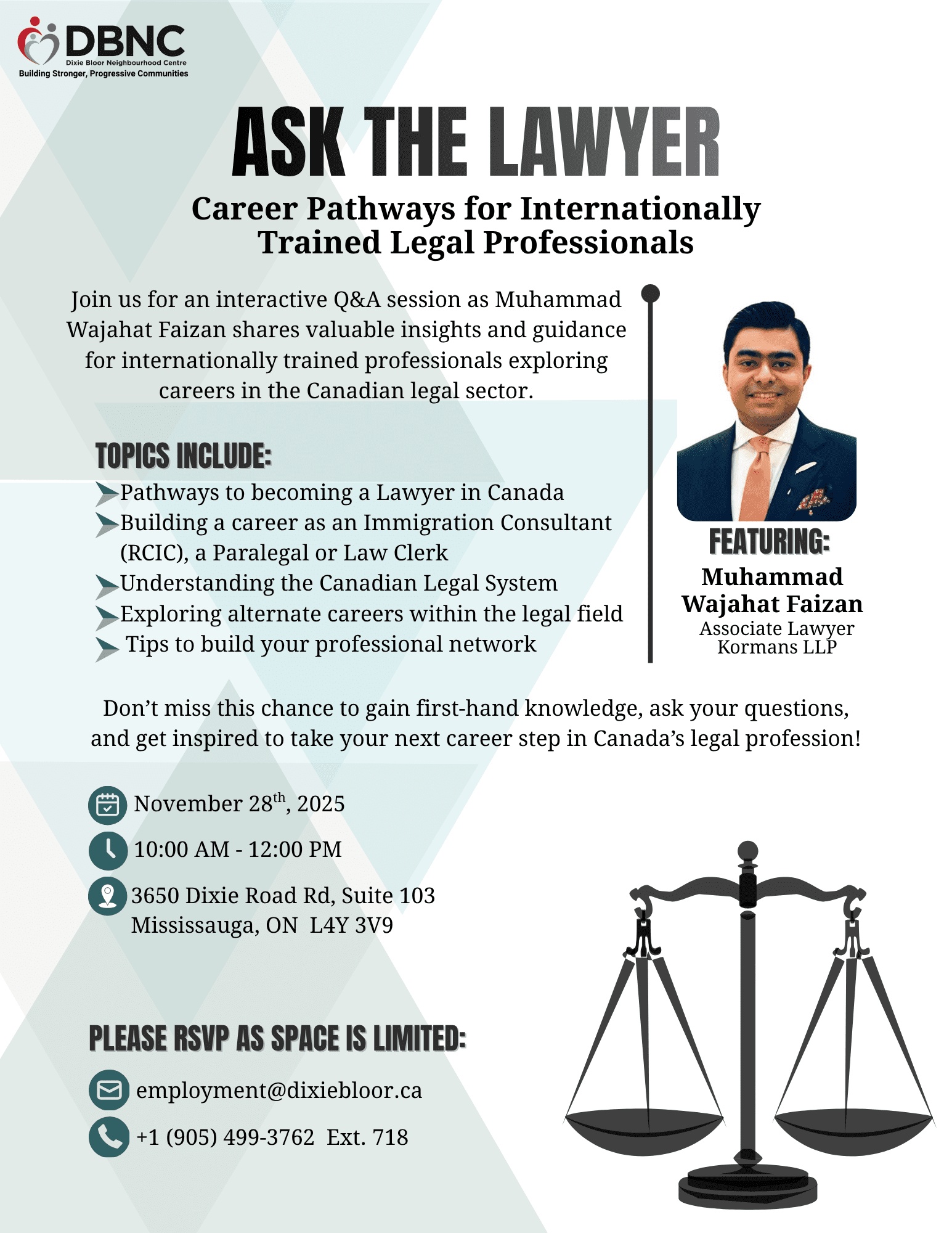 Ask the Lawyer: Career Pathways for Internationally Trained Legal ...